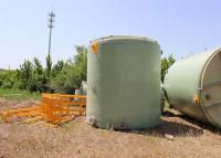 China Fiberglass Winding GRP FRP Septic Tank 3040mm 2690mm Chemical Mixing Storage Tank 100CBM for sale