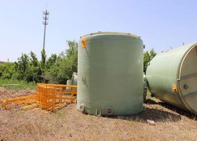 China Fiberglass Winding GRP FRP Septic Tank 3040mm 2690mm Chemical Mixing Storage Tank 100CBM for sale