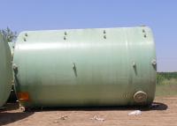 China Industrial Round FRP Septic Tank 5000L Chemical Storage Container Easy Installation for sale