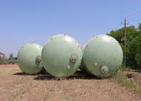 China Industrial Round FRP Septic Tank 5000L Chemical Storage Container Easy Installation for sale