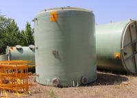 China Industrial Round FRP Septic Tank 5000L Chemical Storage Container Easy Installation for sale