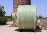 China High Strength 4m3 Frp Industrial Septic Tank Vertical Round Alkali Storage for sale