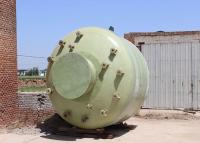 China FRP Chemical Septic Tank Cylindrical Alkali Cross Wound 5000L Storage Container for sale