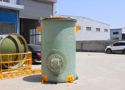 China High Strength Antiseptic Cylindrical FRP Storage Tank 1.5-2 Density for Agriculture Water for sale