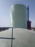 China Vertical FRP GRP Edible Food Storage Tank 1800mm x 4870mm Custom Color for Brewing for sale