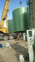 China Vertical FRP GRP Edible Food Storage Tank 1800mm x 4870mm Custom Color for Brewing for sale