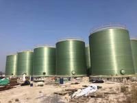 China Chemical Resistance Vertical Frp Storage Tank For Production Process for sale