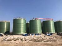 China Chemical Resistance Vertical Frp Storage Tank For Production Process for sale