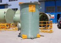 China Filament Winding Vertical Frp Cylindrical Storage Tank Easy Installation for sale