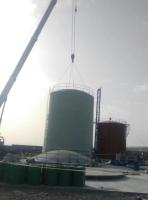 China 18m3 Vertical Frp Water Purification Tank Filament Winding Light Weight for sale