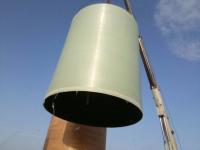 China High Strength 5000 Gallon Cylindrical FRP Storage Tank For Mixer Various Chemistry for sale