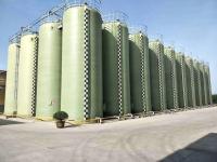 China High Strength 5000 Gallon Cylindrical FRP Storage Tank For Mixer Various Chemistry for sale