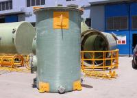 China Cylindrical Frp Vertical Mixing Tank Liquid Alkali Resistant Harmless Treatment for sale