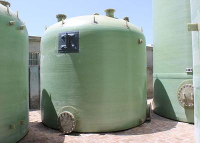 China Vertical Harmless Water Treatment Smooth FRP Storage Tank Cross Wound Antiseptic for sale