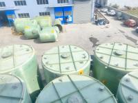 China Antiseptic Cylindrical Water Grp Storage Tank Cross Wound 2000*8130mm for sale