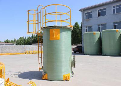 China Antiseptic Cylindrical Water Grp Storage Tank Cross Wound 2000*8130mm for sale