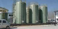 China 8000 Gallon FRP Water Storage Tank Antiseptic Round Vertical Filament Winding for sale