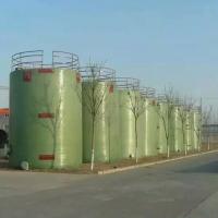 China Filament Winding Round FRP Storage Tank Wastewater Treatment for sale