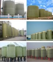 China High Strength FRP Storage Tank Filament Winding Vertical 50000 Gallon Food Brewing for sale