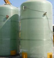 China Filament Winding Vertical FRP Storage Tank 1000L for Sewage Treatment for sale