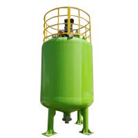 China 2500mm FRP Vertical Storage Tank Green High Strength Water Reservoir for sale