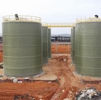 China Vertical Underground Frp Chemical Storage Tanks High Strength 2500mm*8400mm for sale