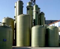 China Vertical Underground Frp Chemical Storage Tanks High Strength 2500mm*8400mm for sale