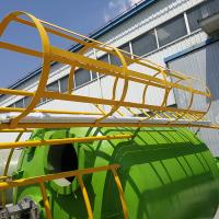 China Cylindrical Vertical FRP GRP Chemical Storage Tank CE Certified Double Wall 5000L for sale