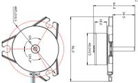 China 4.8W Durable Fan Brushless DC Motor Waterproof For Electric Bicycle for sale