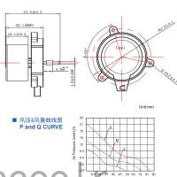 China 2.4W 3725 Brushless DC Motor 12V 37.5x3.3mm Practical Stable for sale