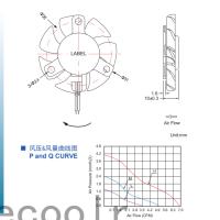 China PBT Waterproof Bracket Cooling Fan 35x35x10mm Brushless DC 12V for sale
