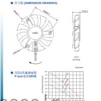 China ODM Brushless Server Cooling Fan 12V FF6010 Frameless Lightweight for sale