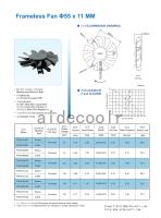 China ODM Brushless Server Cooling Fan 12V FF6010 Frameless Lightweight for sale