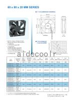 China 4Pin 12V 2.7A Energy Saving Cooling Fan 80x80x20mm 6000RPM High Speed for sale