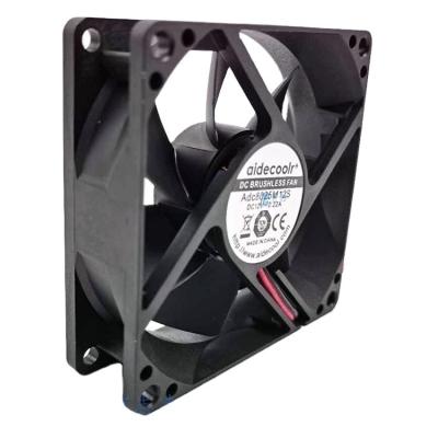 China 8025 Black Waterproof DC Fan Portable Multipurpose For PC Case for sale