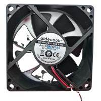 China 8025 Black Waterproof DC Fan Portable Multipurpose For PC Case for sale