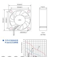 China Original Aidecoolr DC 35*35*10mm 12v Black Brushless Cooling Fan For Aromatherapy Machine for sale