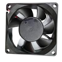 China Moistureproof PBT Cooling Fan DC , Electric 70x70x25mm Black Case Fans for sale