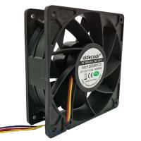 China 120x120x38mm Computer Cabinet Cooling Fan M12D Plastic Material for sale