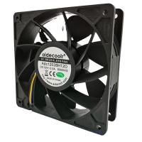 China 120x120x38mm Computer Cabinet Cooling Fan M12D Plastic Material for sale