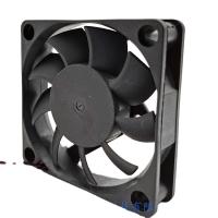 China 60x60x15mm Black Blower Fan 12V , 3000RPM Exhaust Fan In Computer for sale