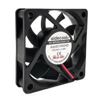China 60x60x15mm Black Blower Fan 12V , 3000RPM Exhaust Fan In Computer for sale
