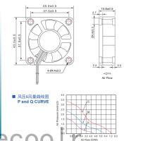China Stable Multipurpose Waterproof Case Fan , Lightweight 12VDC Brushless Fan for sale