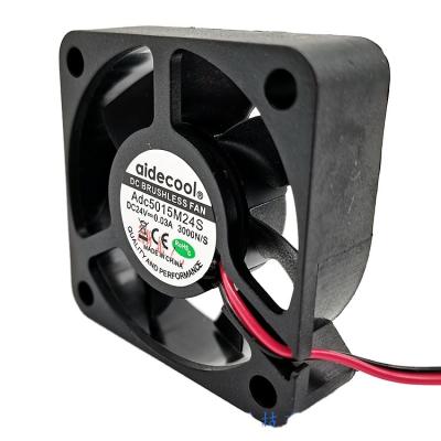 China Plastic 12V 2.7A 4 Pin Case Fan 50x50x15mm High Speed QFR1212GHE for sale