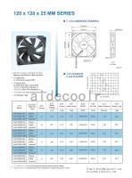 China 4000RPM 120mm Waterproof 12V Cooling Fan Practical For Computer for sale