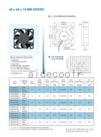 China 5V 12V 24V DC Waterproof Cooling Fan 40x40x10MM 6000RPM Stable for sale