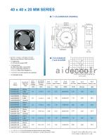 China Plastic Free Standing DC Brushless Fan 5V , Industrial 40x40x20 24V Fan for sale