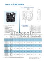 China DC 12V 24V Computer Cabinet Cooling Fan 60x60x25mm 4000RPM Flange Mount for sale