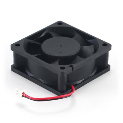 China DC 12V 24V Computer Cabinet Cooling Fan 60x60x25mm 4000RPM Flange Mount for sale