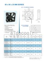 China OBM Flange Mount Axial Cooling Fans , 92x92x25mm Ball Bearing External Computer Fan for sale
